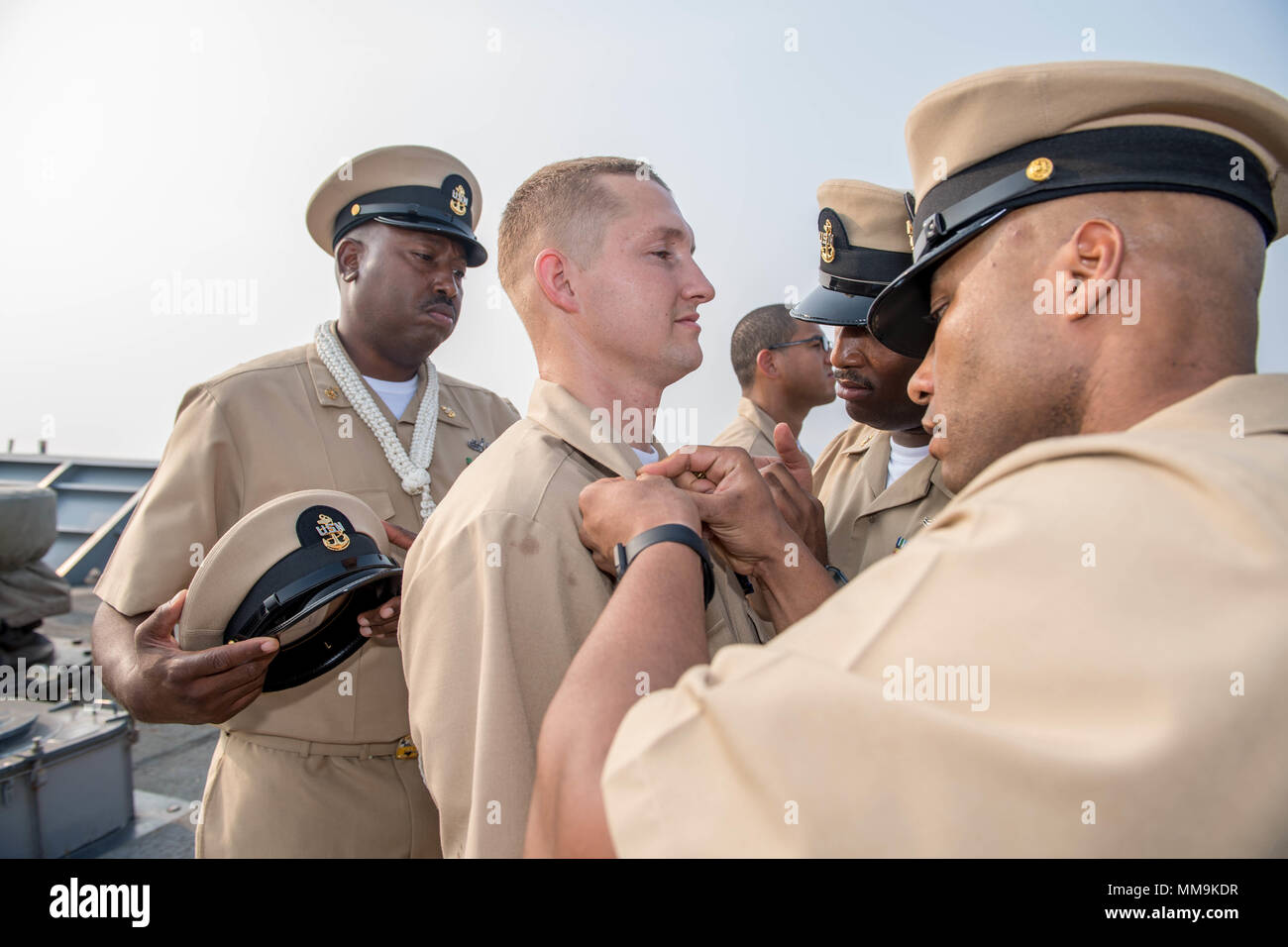 170916-N-VR594-0099 ARABIAN GULF (Sept. 16, 2017) Chief Boatswain's ...