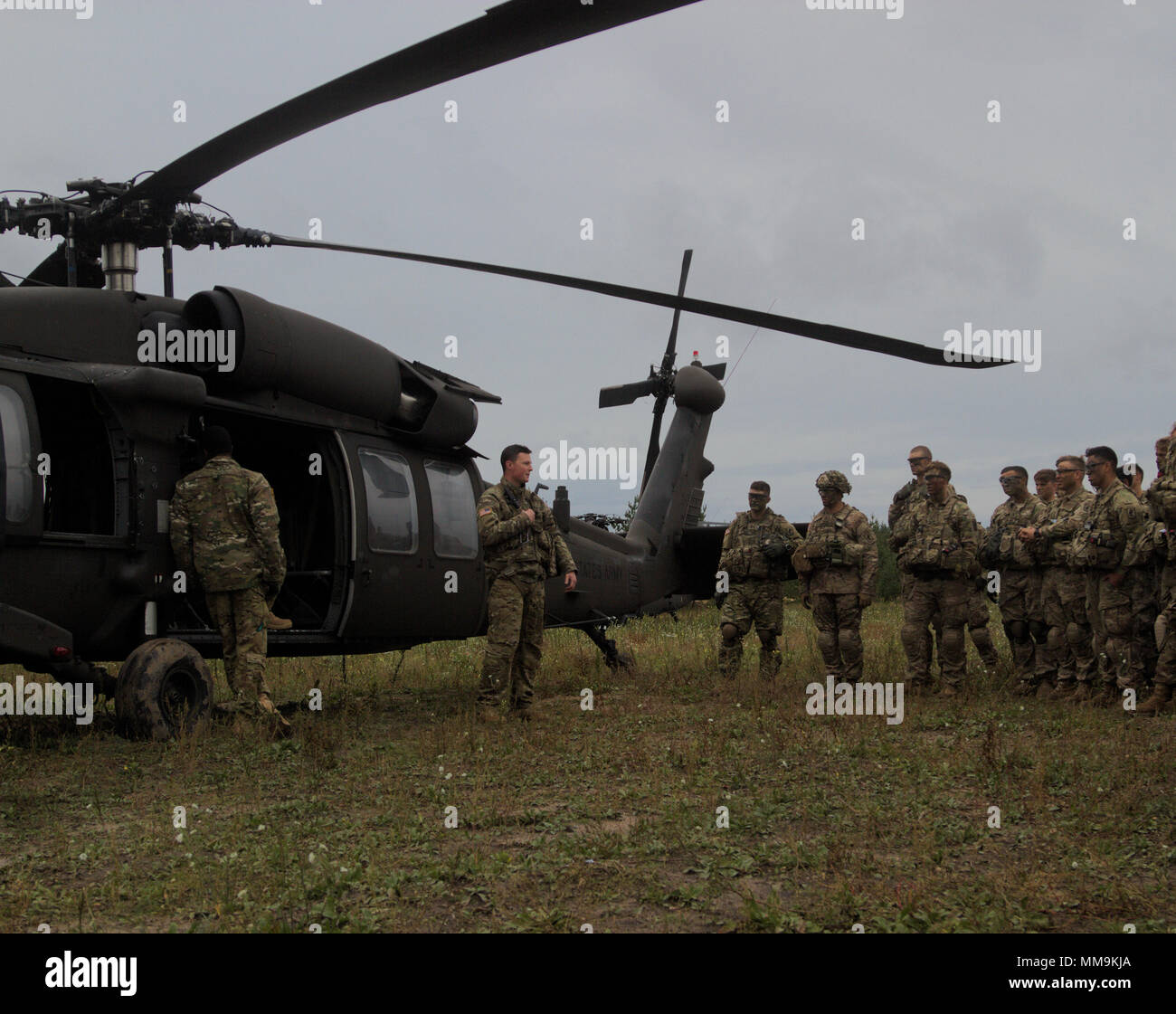 US Army Spc. Aaron Lester, a crew chief with 3rd General Support ...