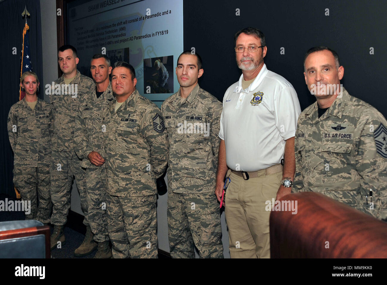U.S. Airmen assigned to the 20th Medical Operations Squadron (MDOS) are ...