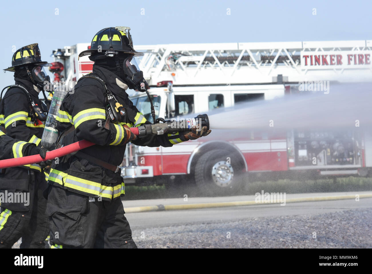 Two member teams from the 72nd Civil Engineer Squadron, fire department ...