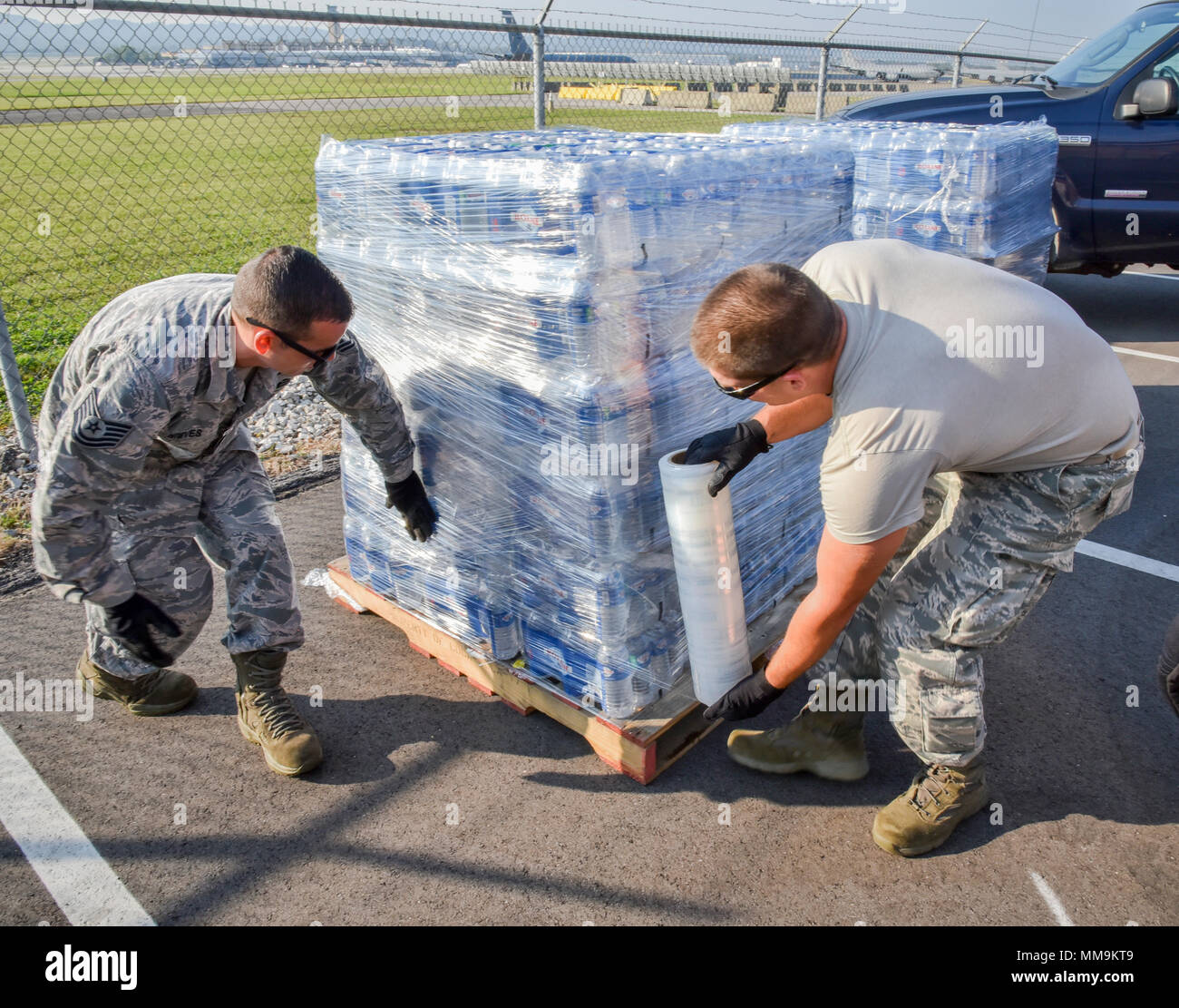 Airmen of the 117th Logistics Readiness Squadron, Sumpter Smith Air ...