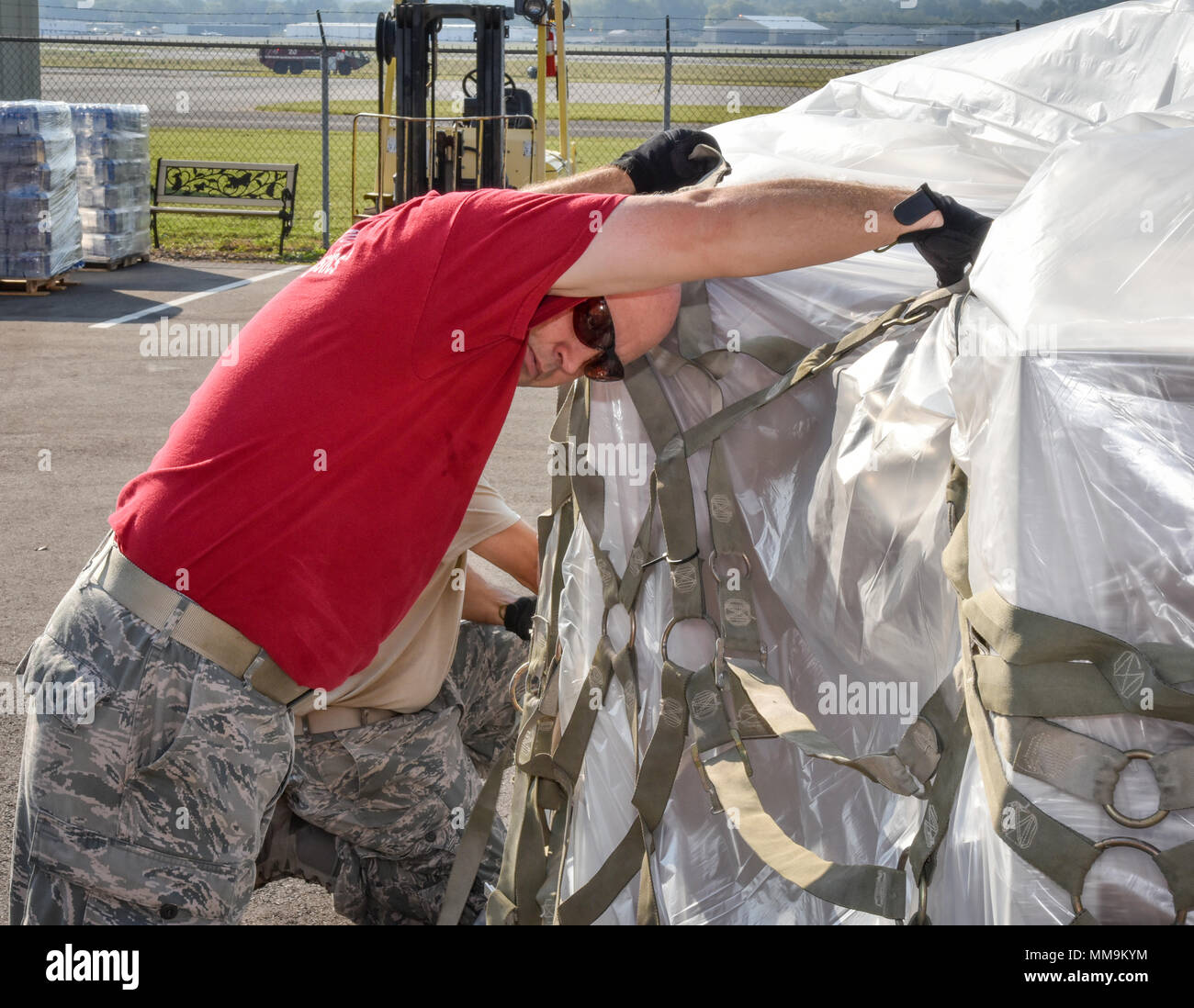 Airmen of the 117th Logistics Readiness Squadron, Sumpter Smith Air ...
