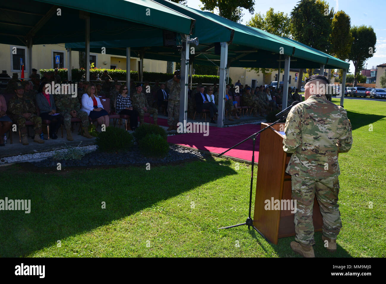 Command Sgt. Maj. Jeremiah Inman, U.S. Army Africa senior enlisted ...