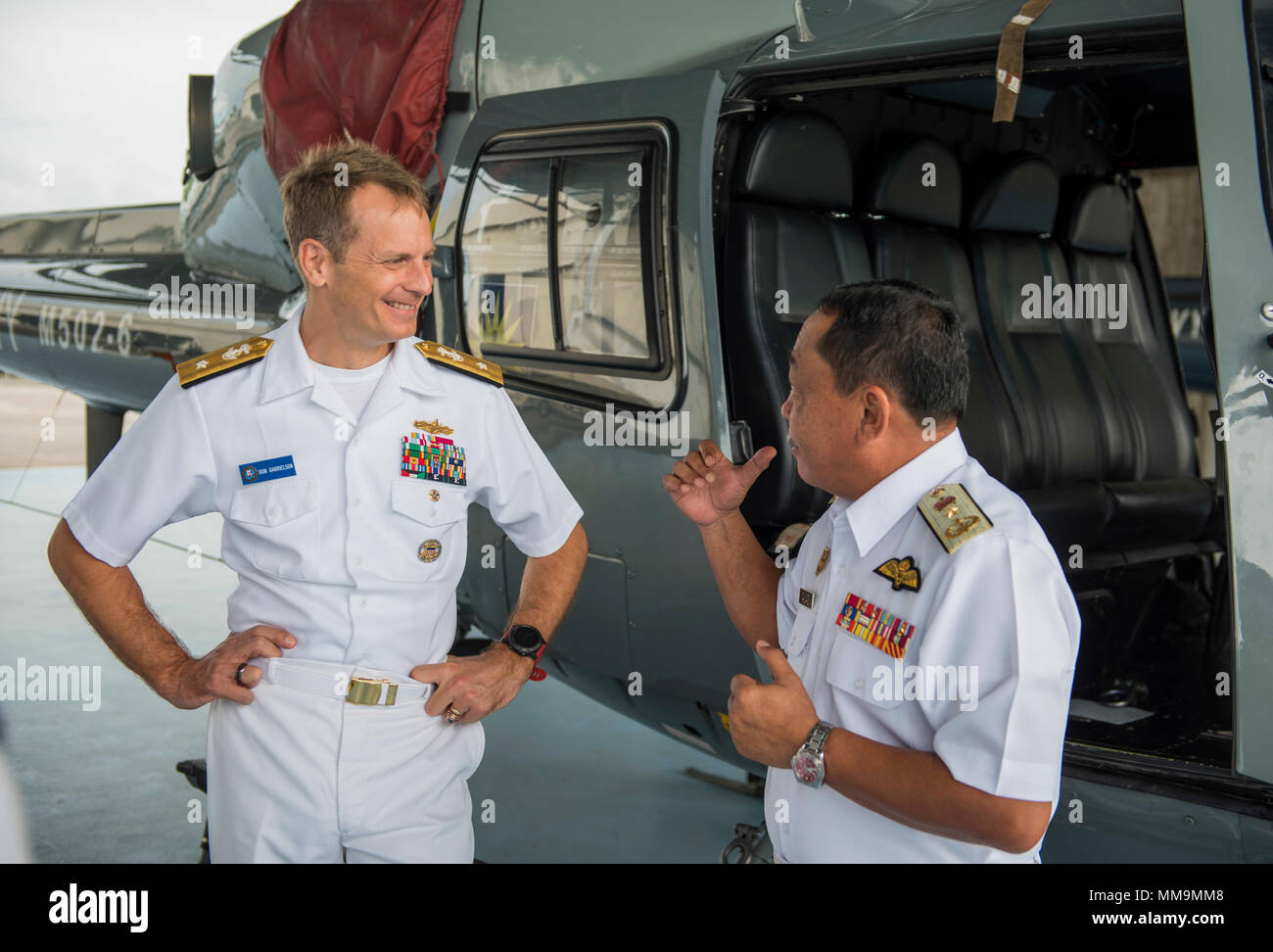 170921-N-OU129-019 LUMUT, Malaysia (September 21, 2017) Rear Adm. Don ...