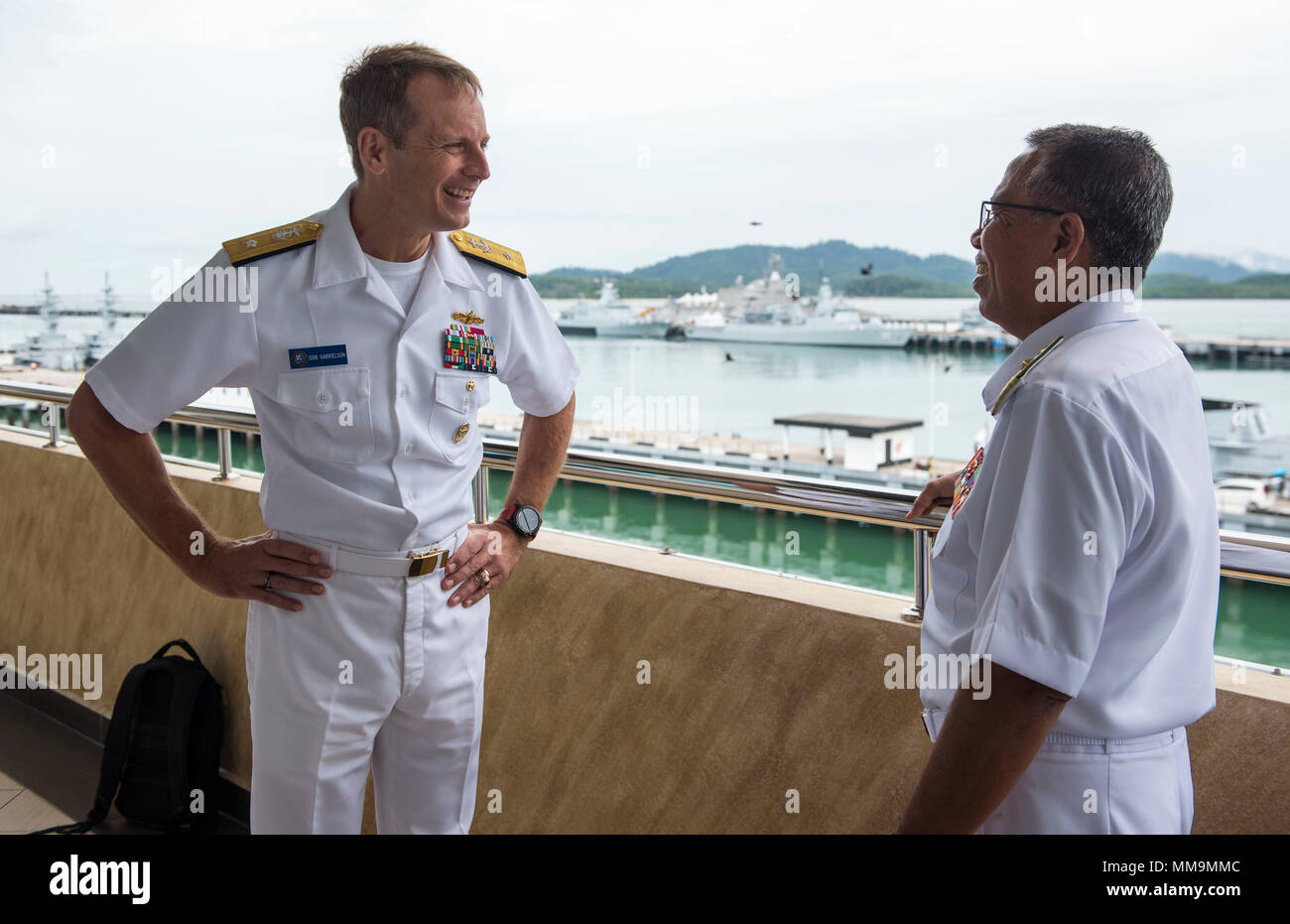 170921-N-OU129-319 LUMUT, Malaysia (September 21, 2017) Rear Adm. Don ...