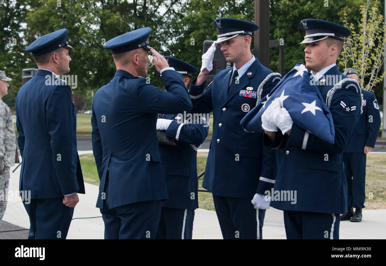 Fairchild air force base honor guard hi-res stock photography and ...