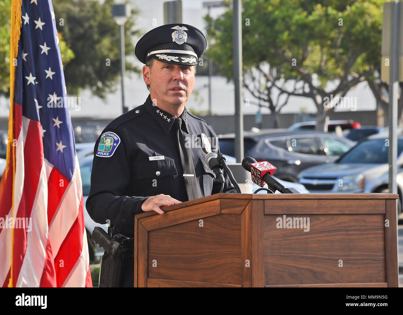 The City of Hawthorne, California held a ceremony commemorating the ...