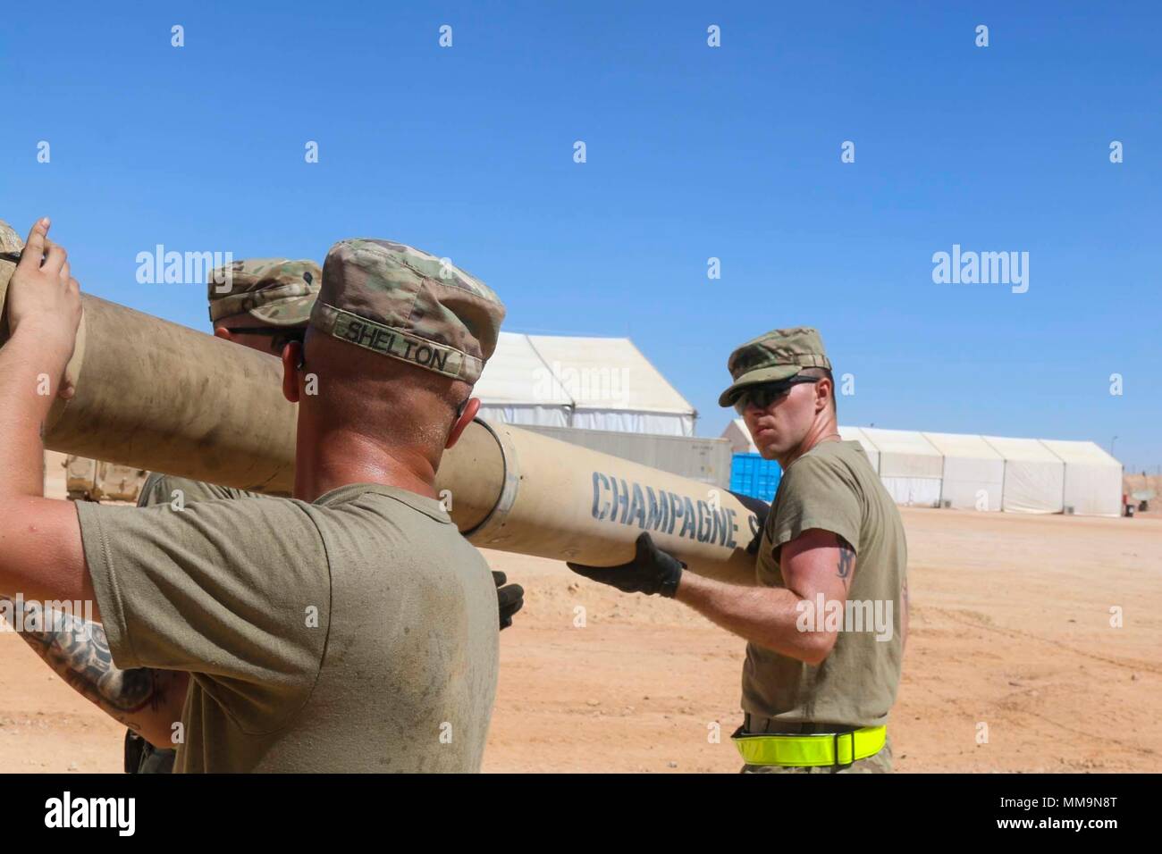 Spc. Matthew Shelton, a gunner, and Spc. Philip Roberts, a driver, both ...