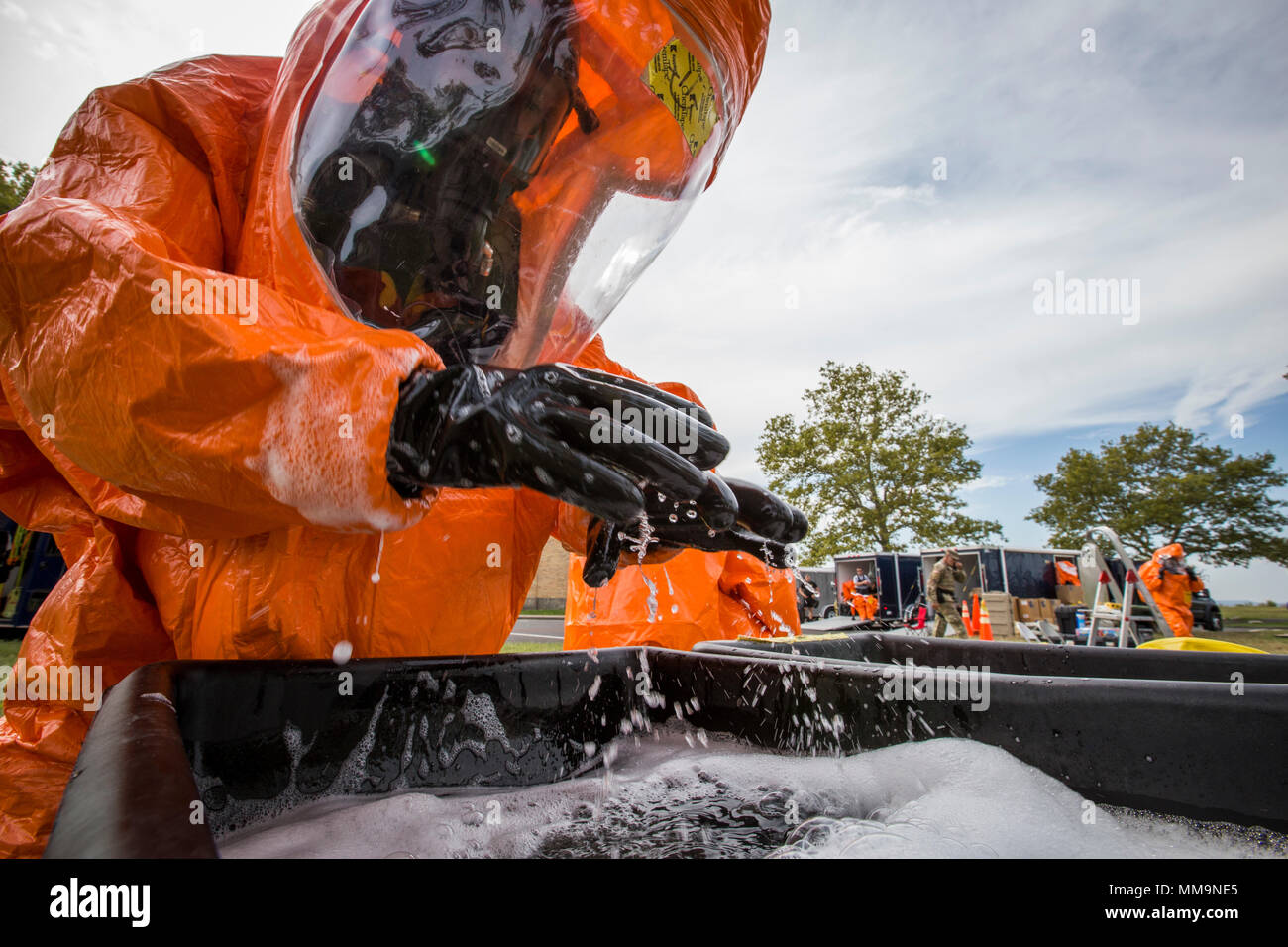 U.S. Army Survey Team member Staff Sgt. Nicky Lam, 21st Weapons of Mass ...