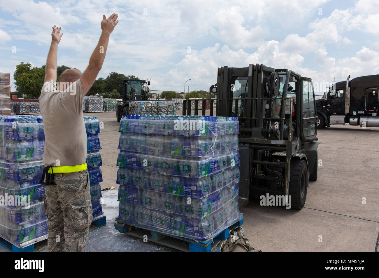 Volunteers from the 502nd Logistics Readiness Squadron, 74th Aerial ...