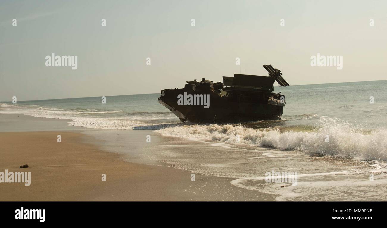 An Amphibious Assault Vehicle with 2nd Assault Amphibian Battalion ...