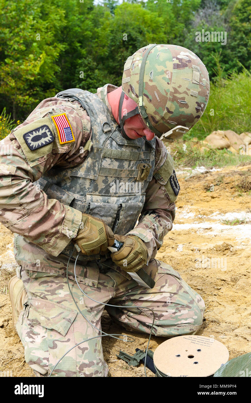 Sgt. 1st Class Joshua Tygret, assigned to 744th Ordnance Disposal ...