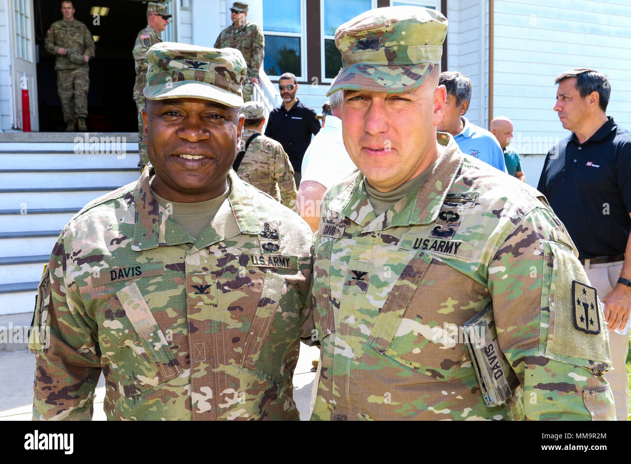 Col. Frank Davis II (left), commander of the 71st Ordnance Group (EOD ...