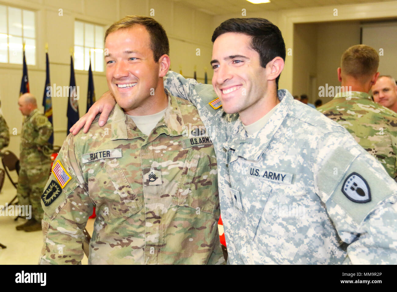 Staff Sgt. Adam Ritter and Spc. William Helms, assigned to 21st ...