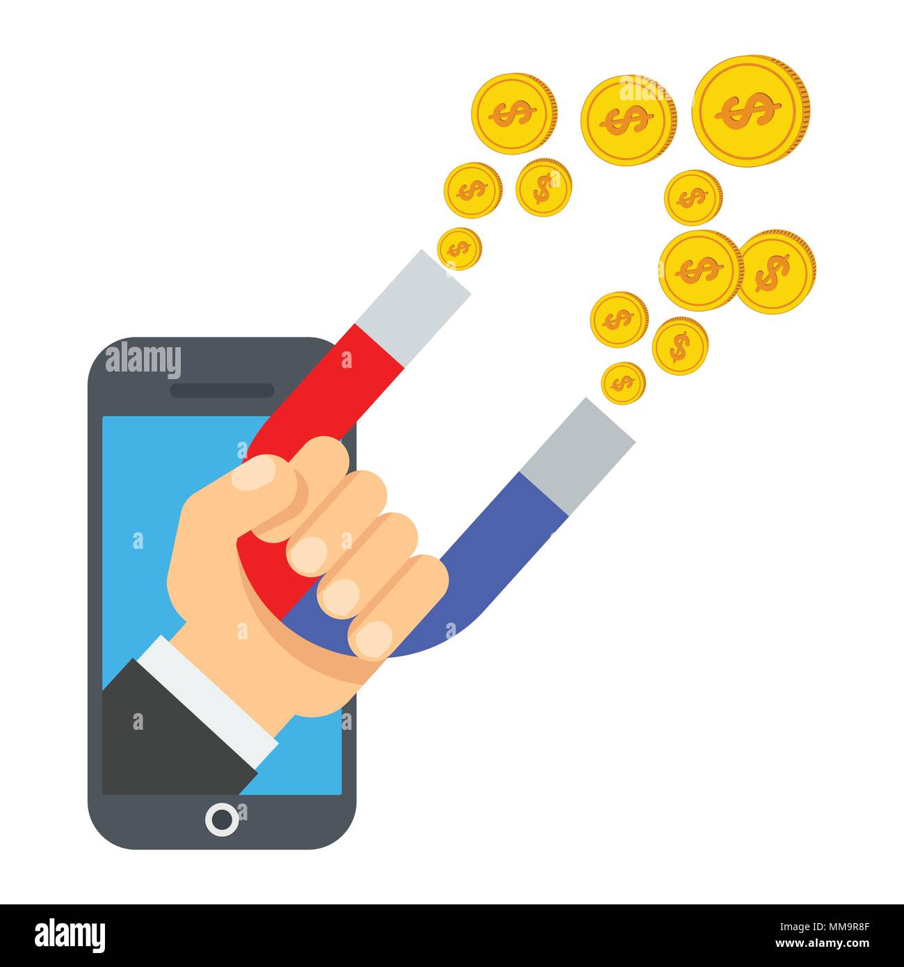 Attract wealth Stock Vector Images - Alamy