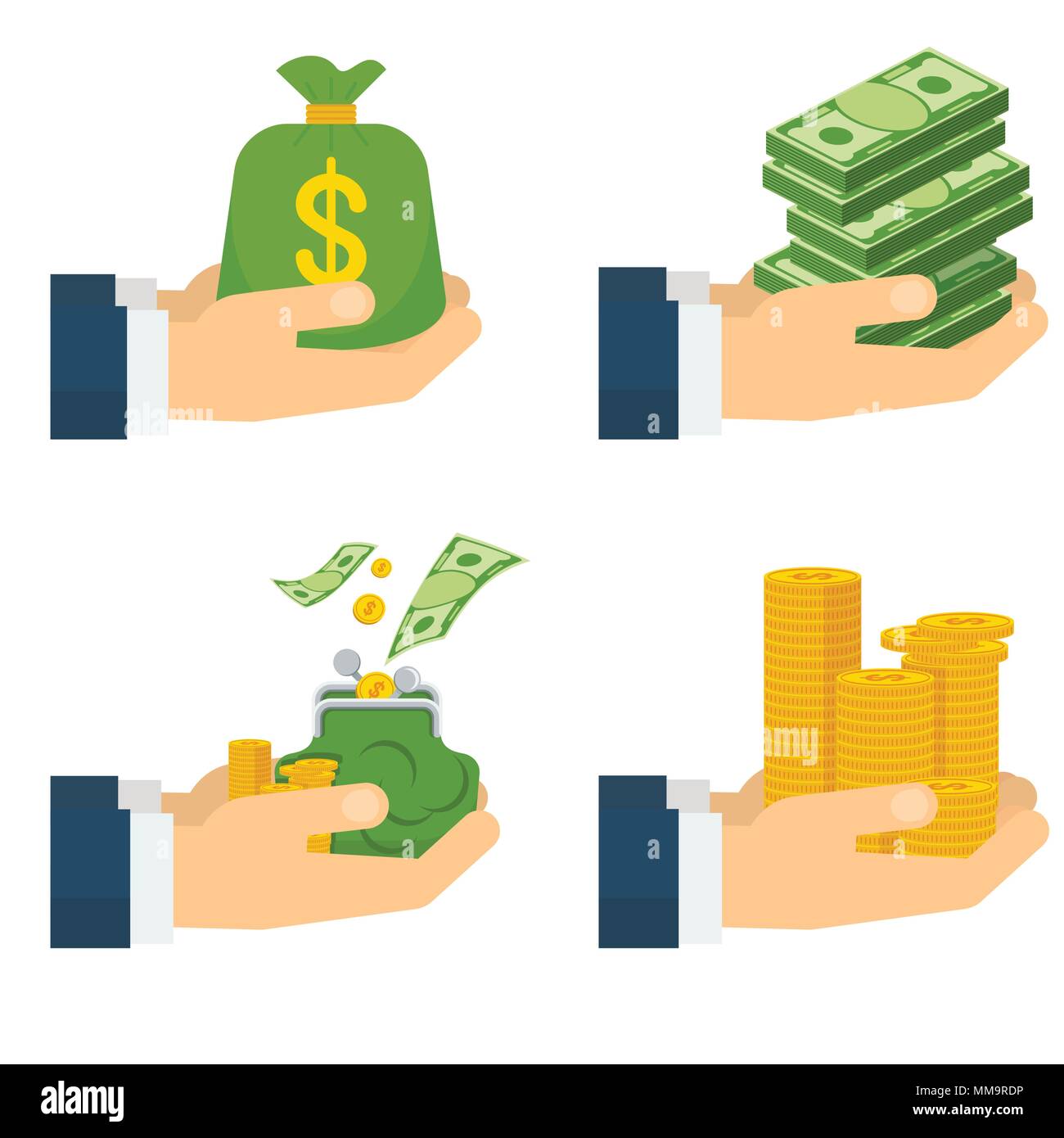various kind of money Stock Vector Image & Art - Alamy
