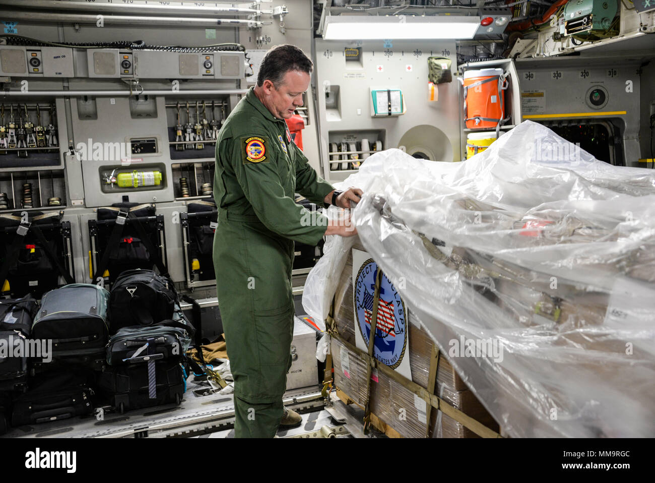Senior Master Sgt. Toby Thompson, 21st Airlift Squadron loadmaster ...