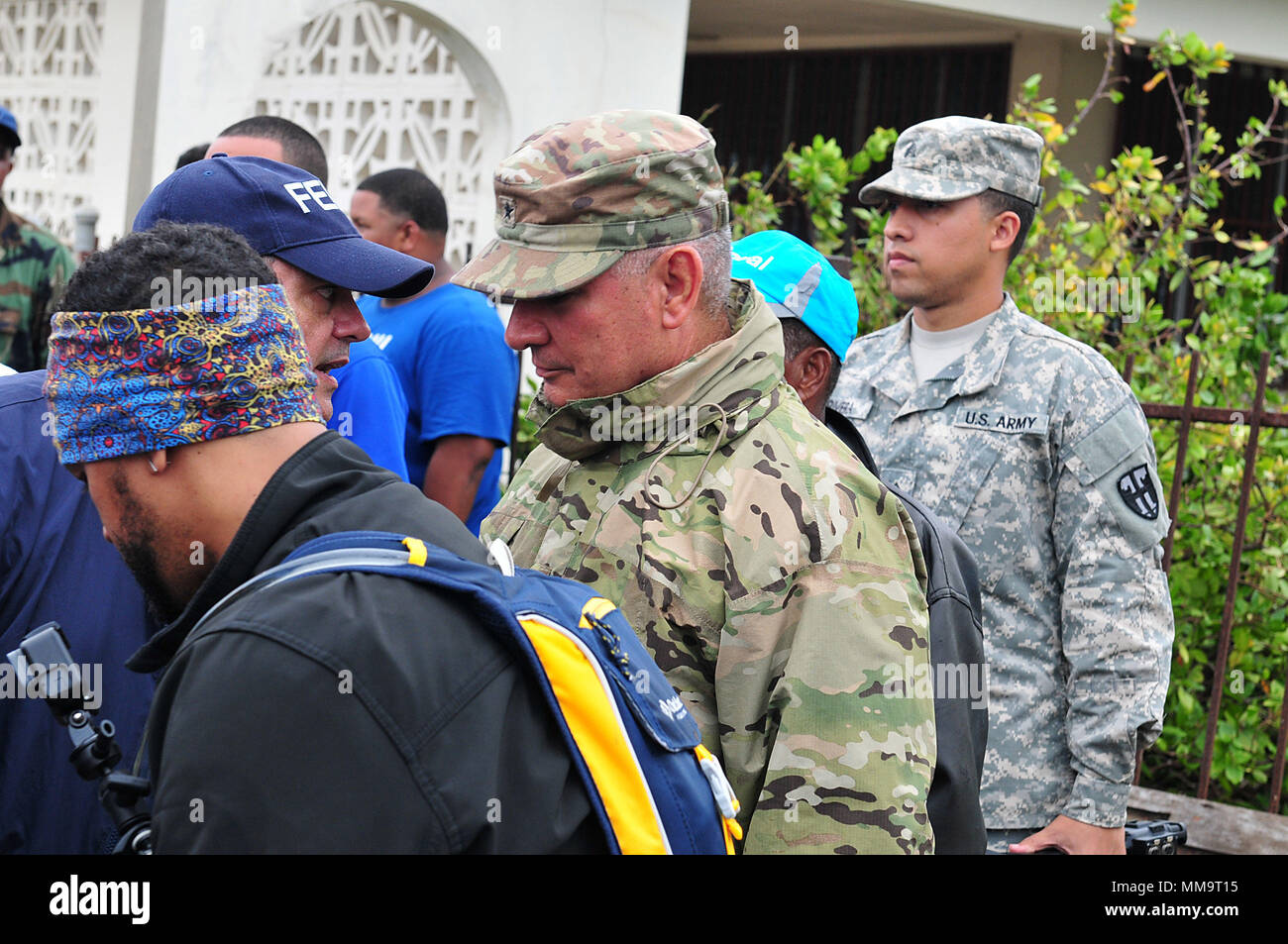 The Adjutant General of Puerto Rico, Brig. Gen. Isabelo Rivera, with ...