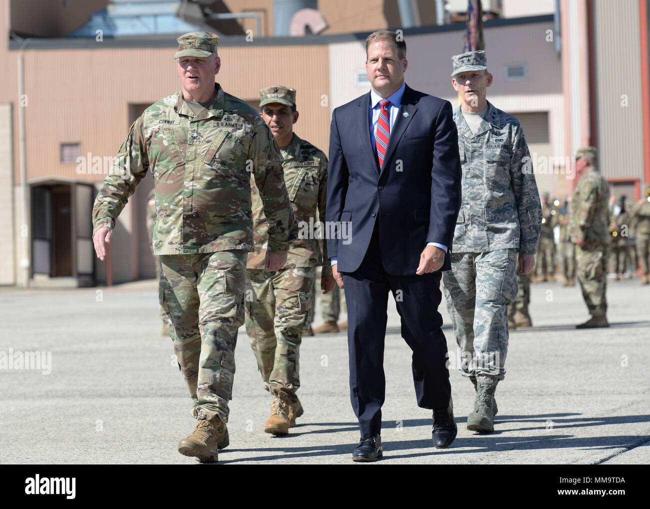 Gov. Christopher T. Sununu, Maj. Gen. William N. Reddel, Brig. Gen ...