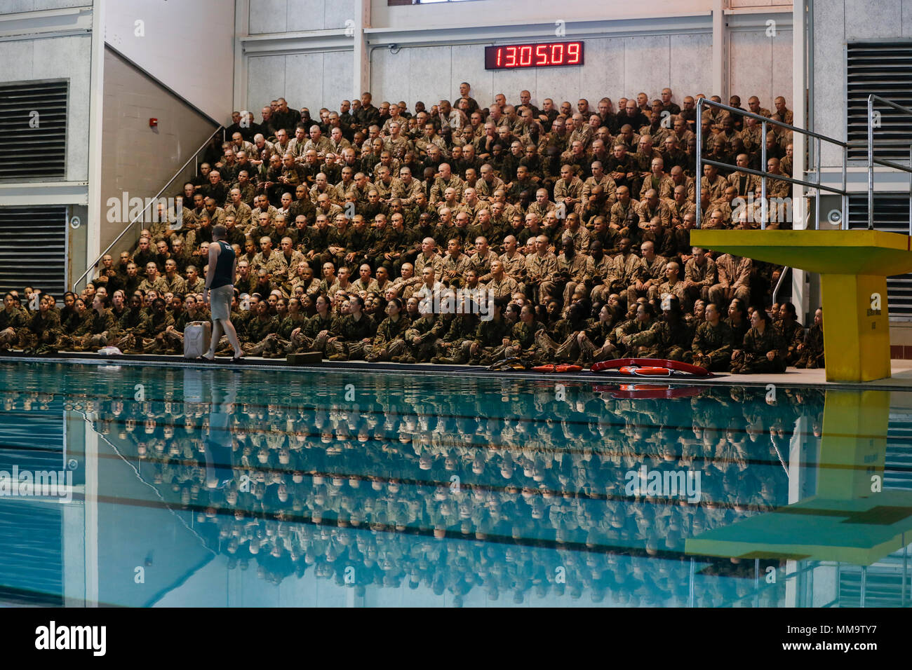 U.S. Marine Corps Sgt. David Bartholet, a Marine Combat Instructor of ...