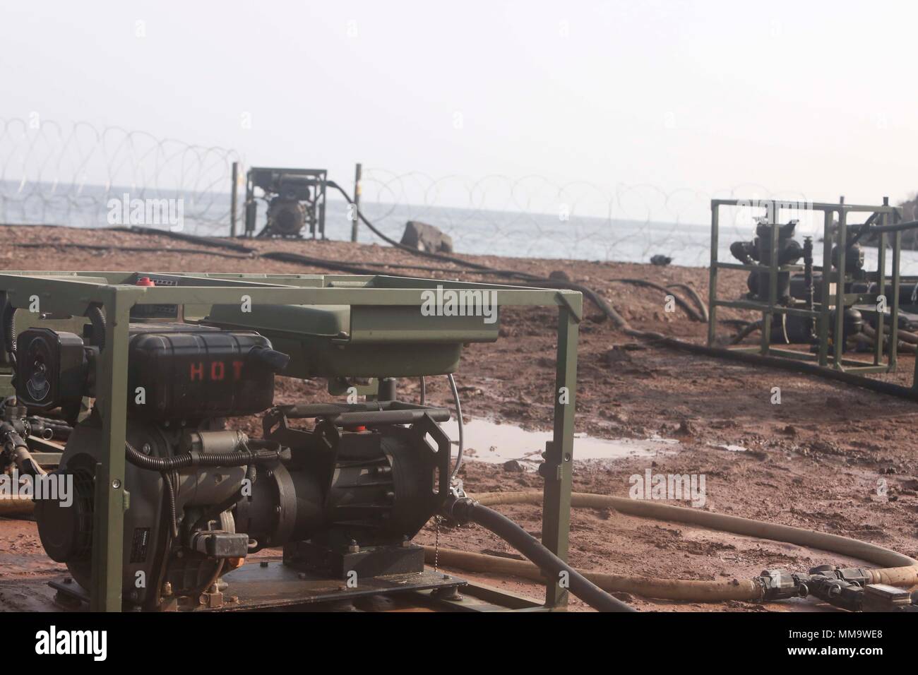DJIBOUTI, Africa – The Light Weight Water Purification System (LWPS) is ...