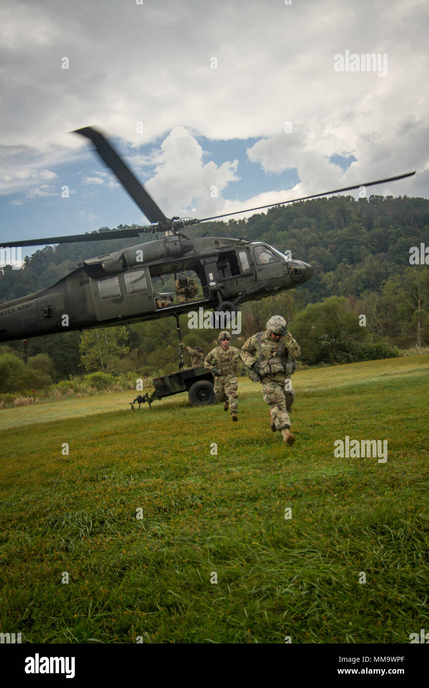 Camp Dawson, West Virginia - On day 12 of Pathfinder course students ...