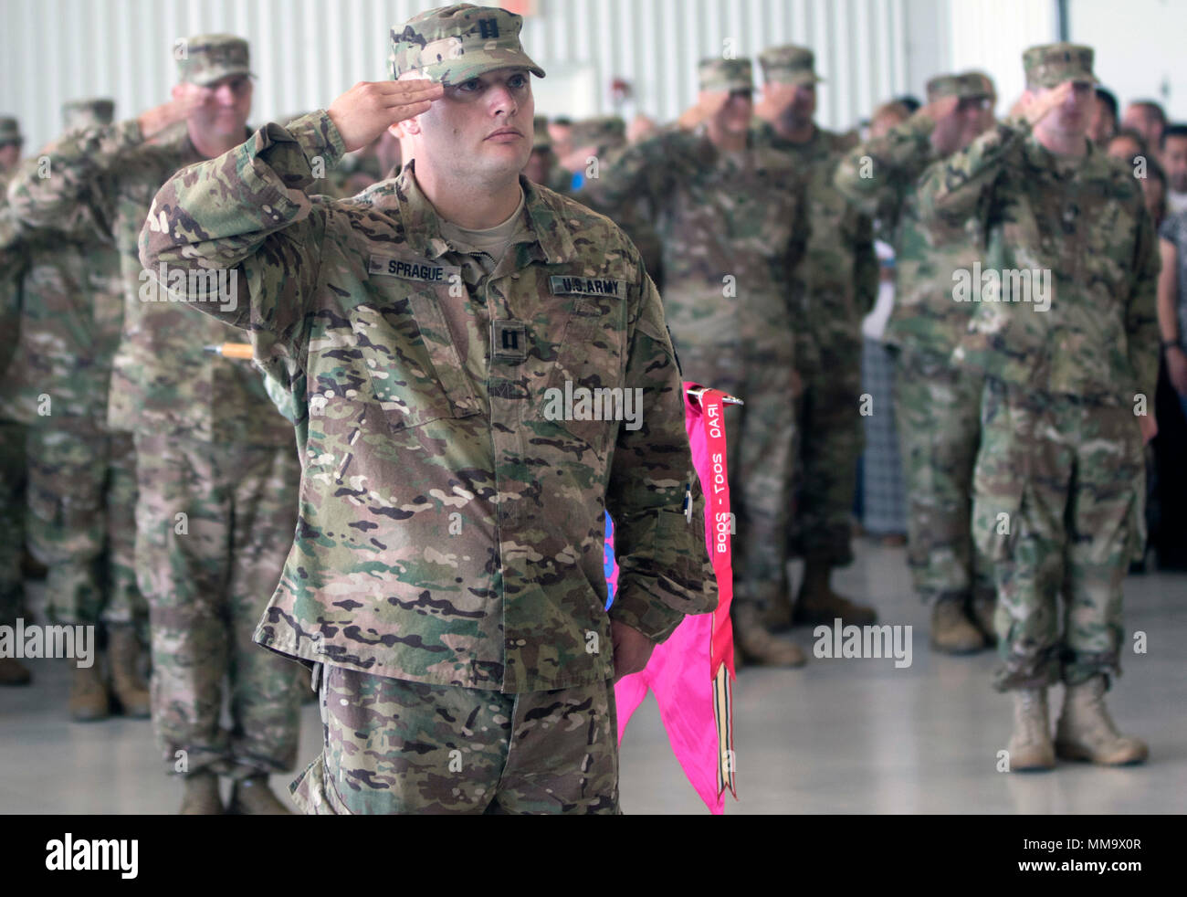 Capt. Kenneth Sprague, the Commander of the 3637th Support Maintenance ...