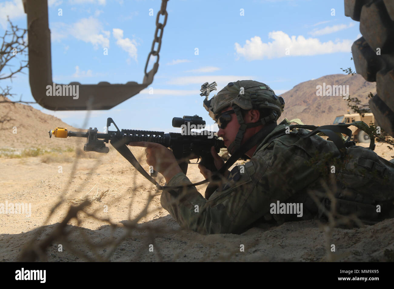 A U.S. Army Soldier assigned to 2nd Brigade Support Battalion, 2nd ...