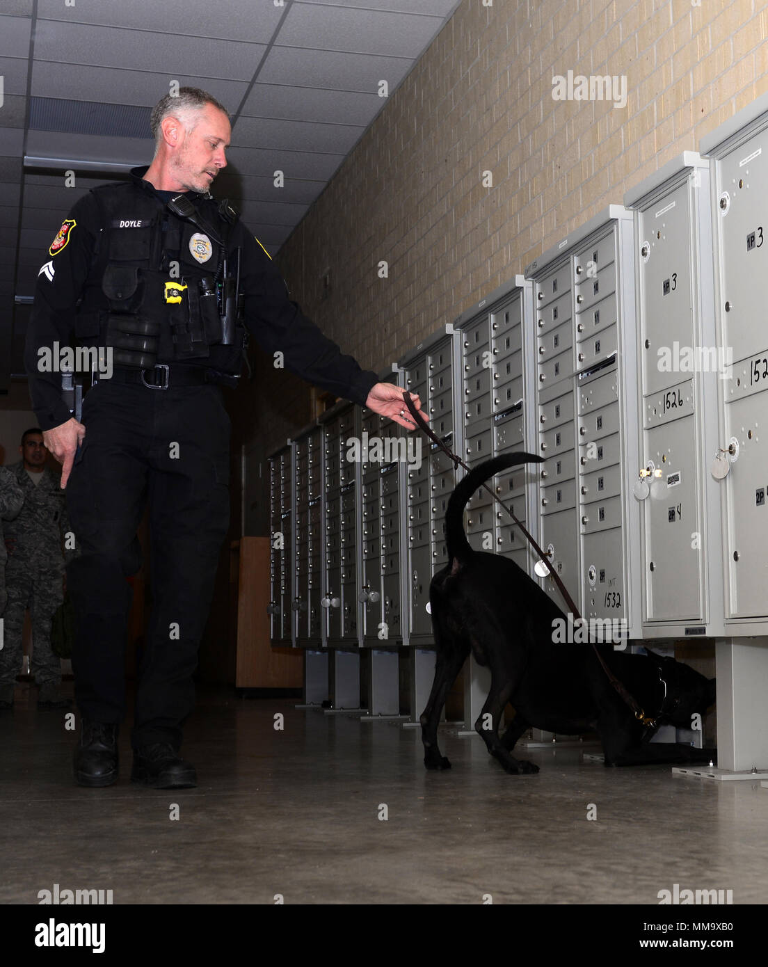 Officer Sean Doyle, the senior K-9 handler assigned to the Rapid City ...