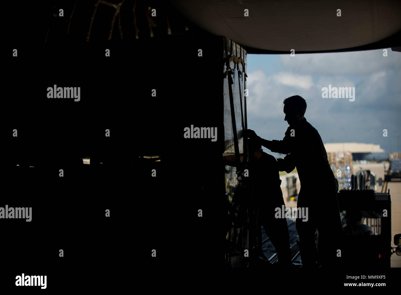 U.S. Air Force 1st Lt. Zach Gilbert, 21st Airlift Squadron C-17 pilot ...