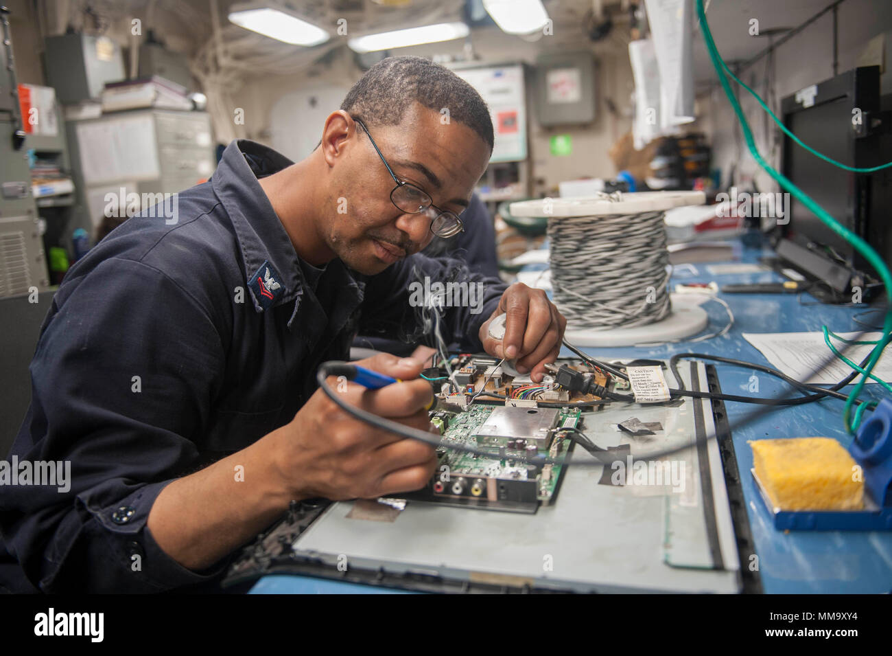 Interior Communications Electrician 2nd Class High Resolution Stock ...