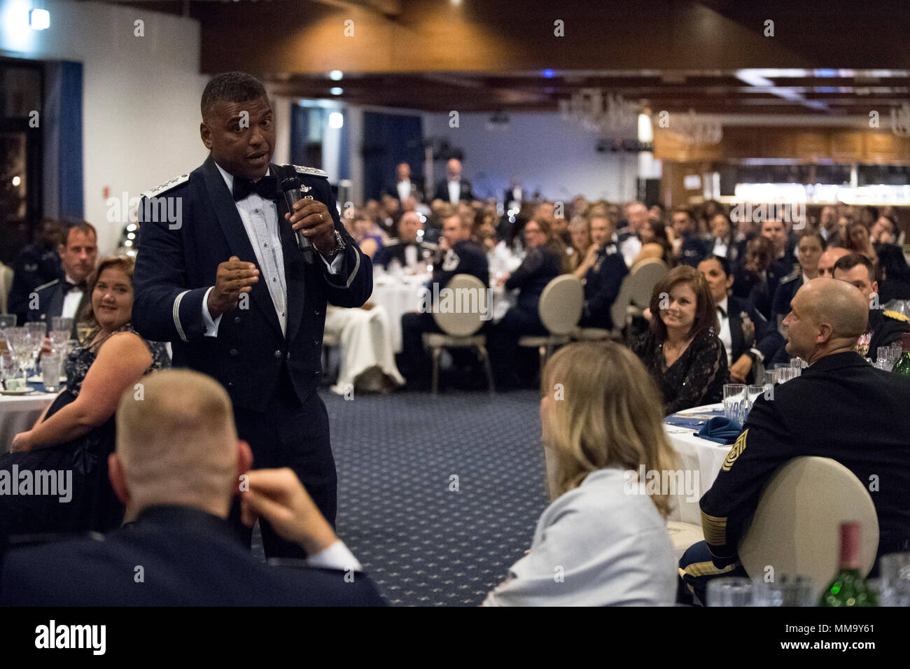 U.S. Air Force Lt. Gen. Richard M. Clark, 3rd Air Force commander ...