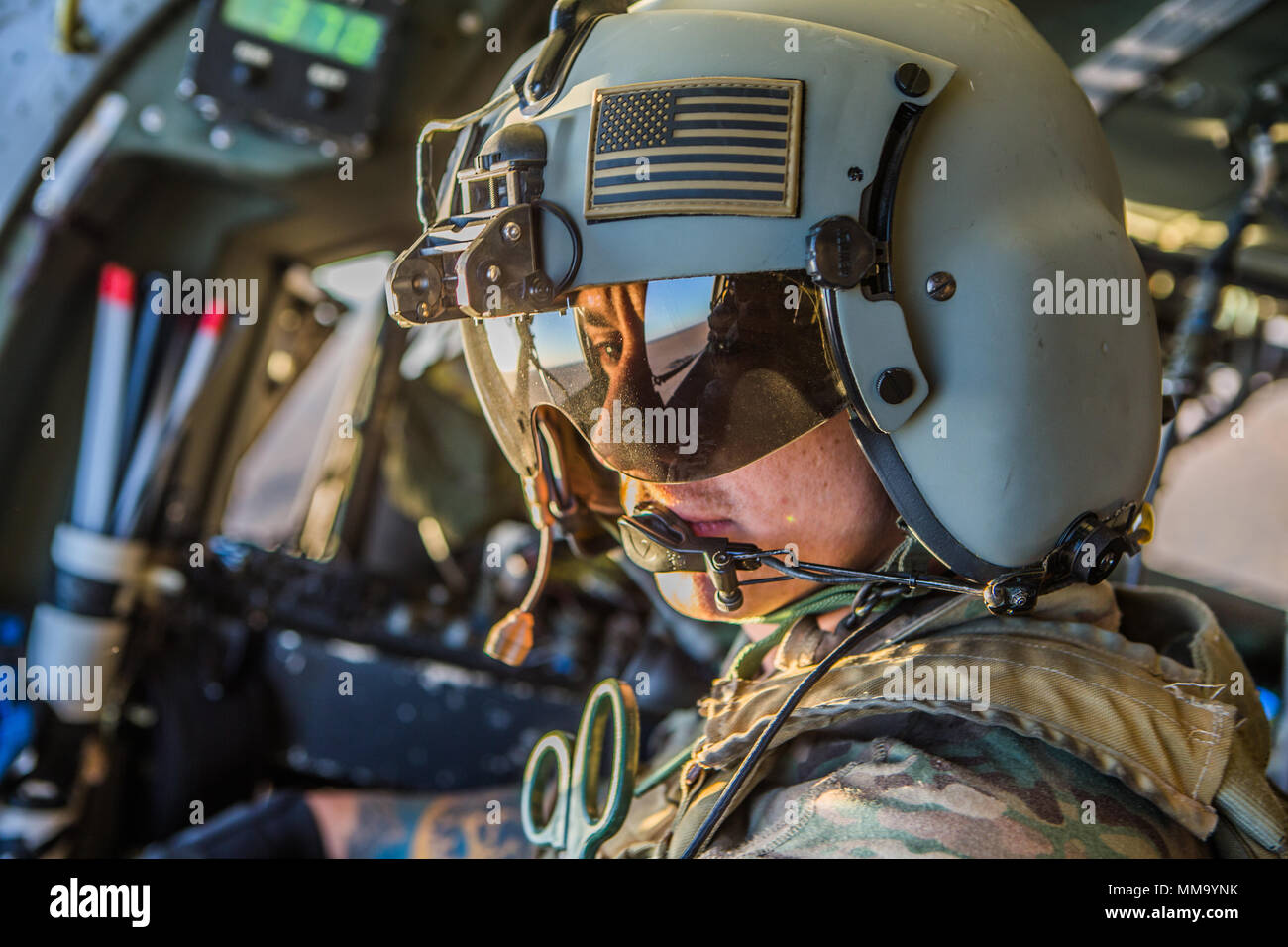 U.S. Army Spc. Joseph Turnage, a native of Polson, Mont., MH-60M ...