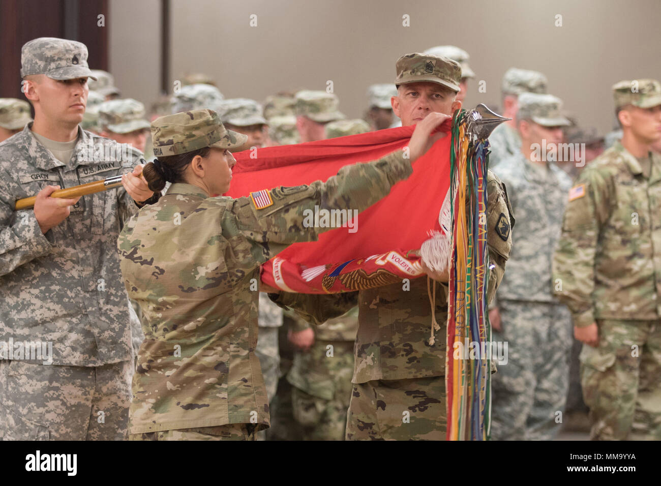 Lt. Col. Krista Soria of Springfield, Illinois, commander of the 123rd ...