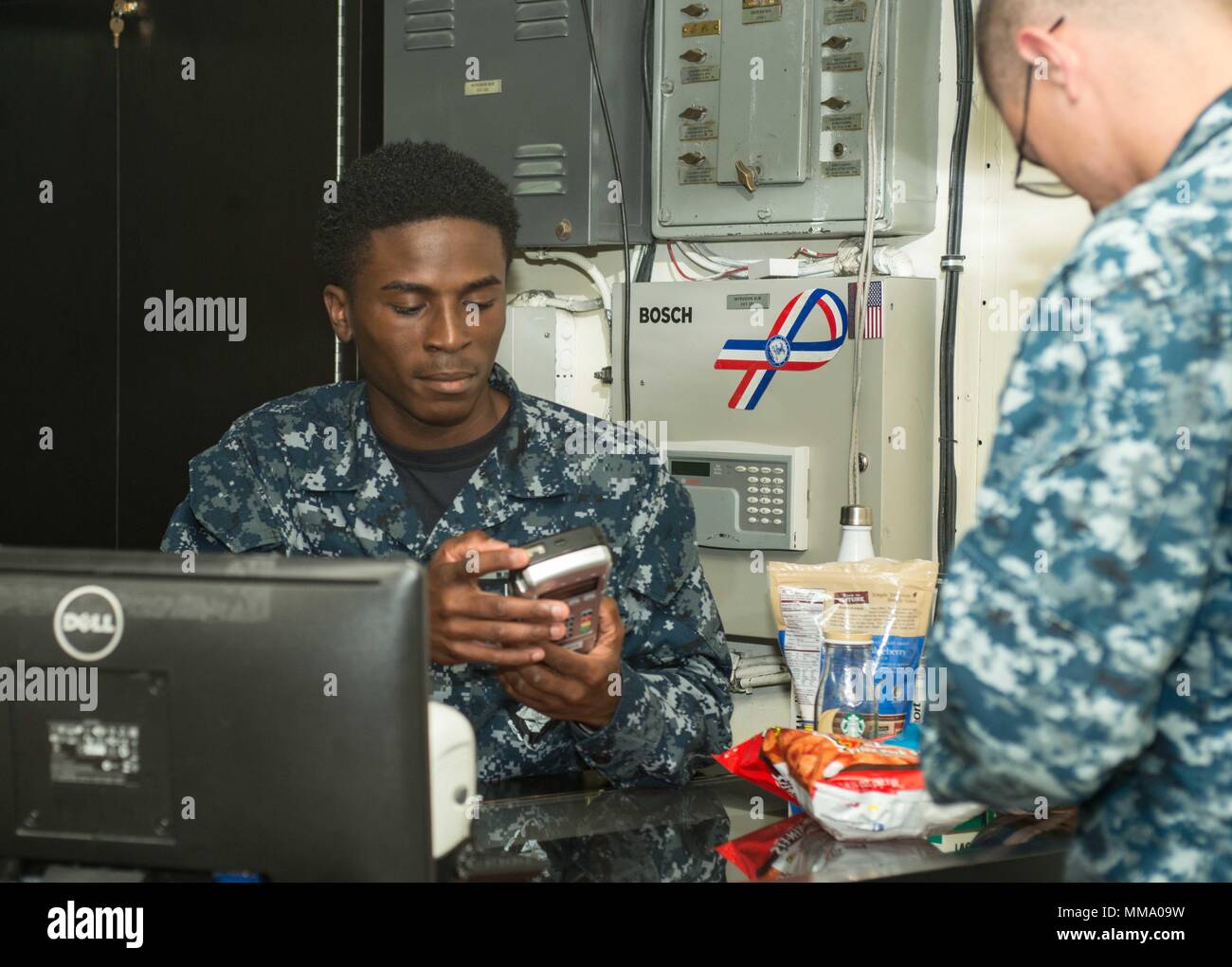 170926-N-HM296-079 BREMERTON, Wash. (Sept. 26, 2017) Ship's Serviceman ...