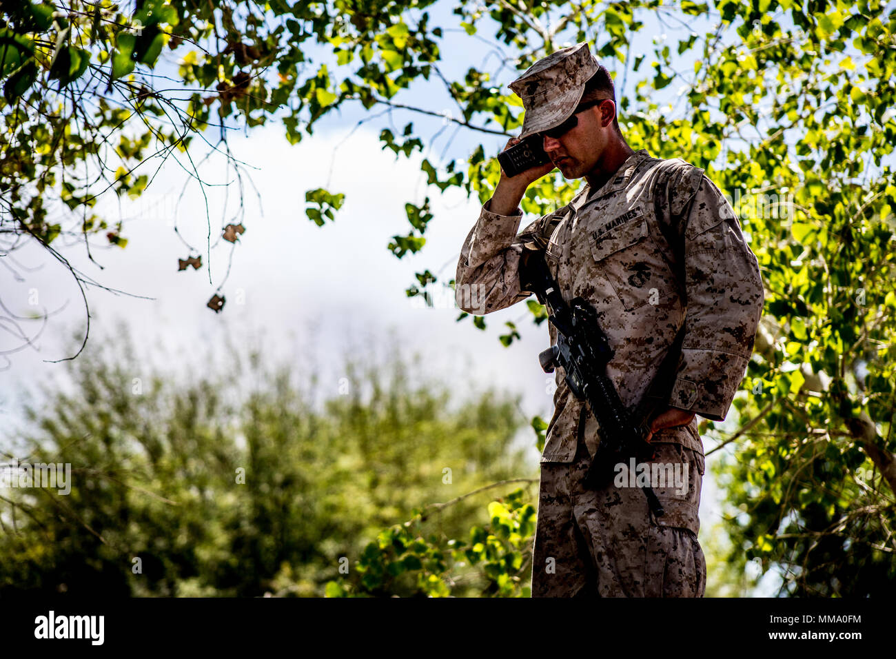 U.S. Marine Capt. Sean Daley, the company commander of Bridge Company ...