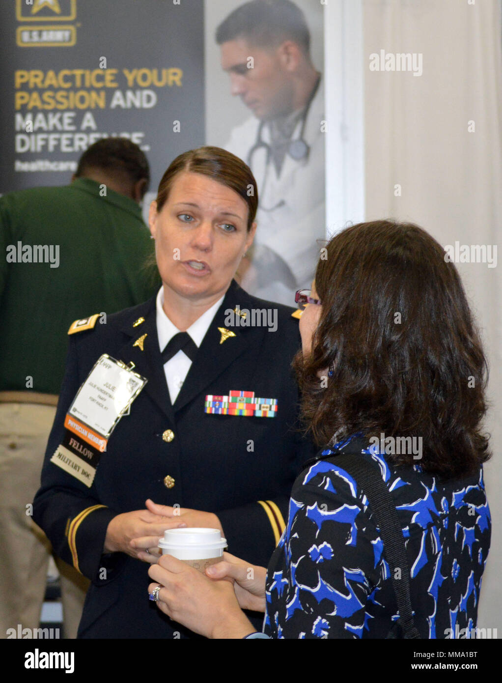 Army Lt. Col. Julie Hundertmark, Army Medical Corps recruiting ...