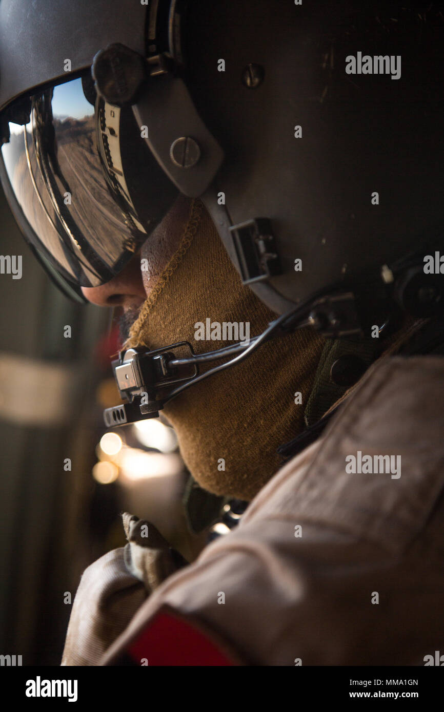 A United Arab Emirates (UAE) soldier with UAE Joint Aviation Command ...