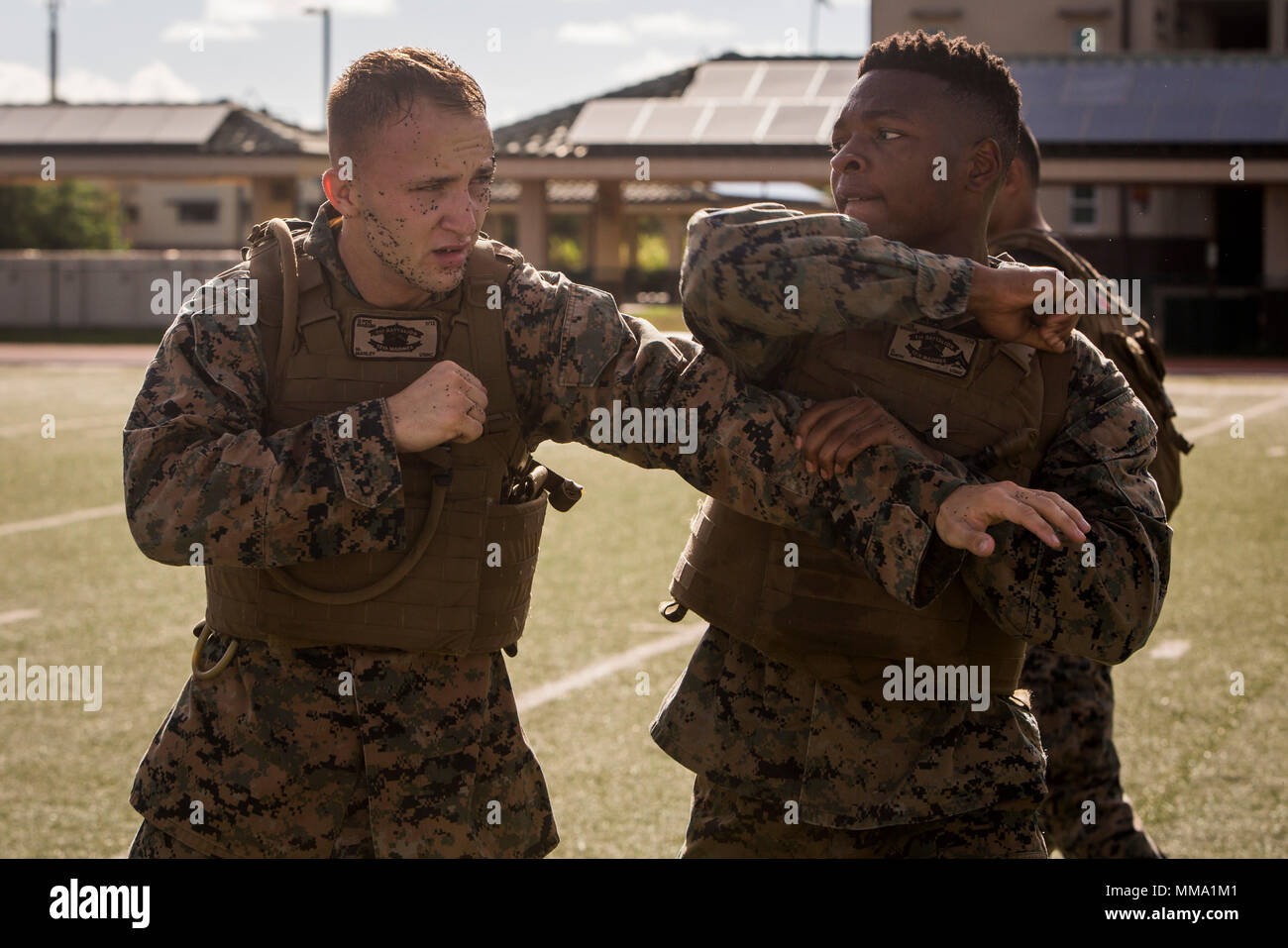 Sgt. Matthew Manley, a vehicle recovery operator with 1st Battalion ...