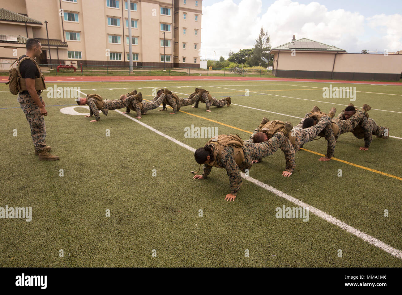 Squad Push Ups High Resolution Stock Photography and Images - Alamy