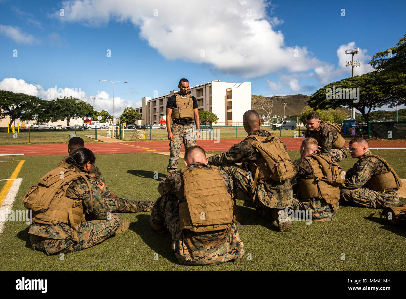 Sgt. Manuel Mejia, a Marine Corps Martial Arts Program (MCMAP ...