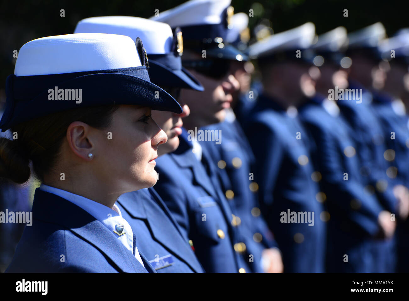 Coast Guard crew members from units across the Pacific Northwest attend ...