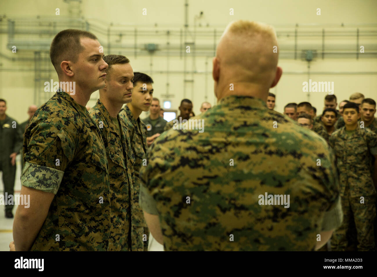 U.S. Marine Corps Brig. Gen. Thomas D. Weidley, commanding general of ...