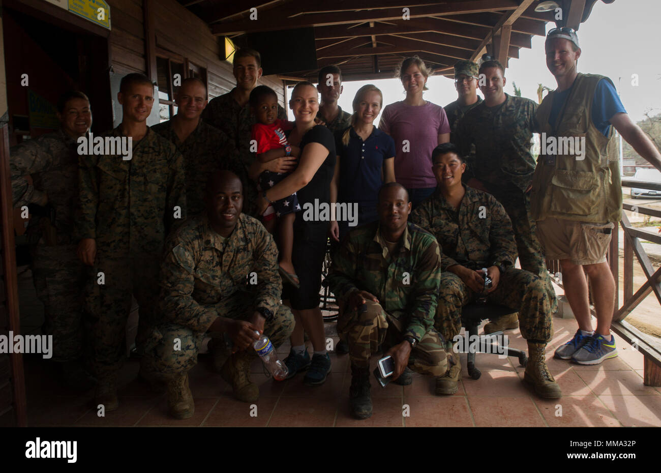 U.S. service members with Joint Task Force - Leeward Islands and ...