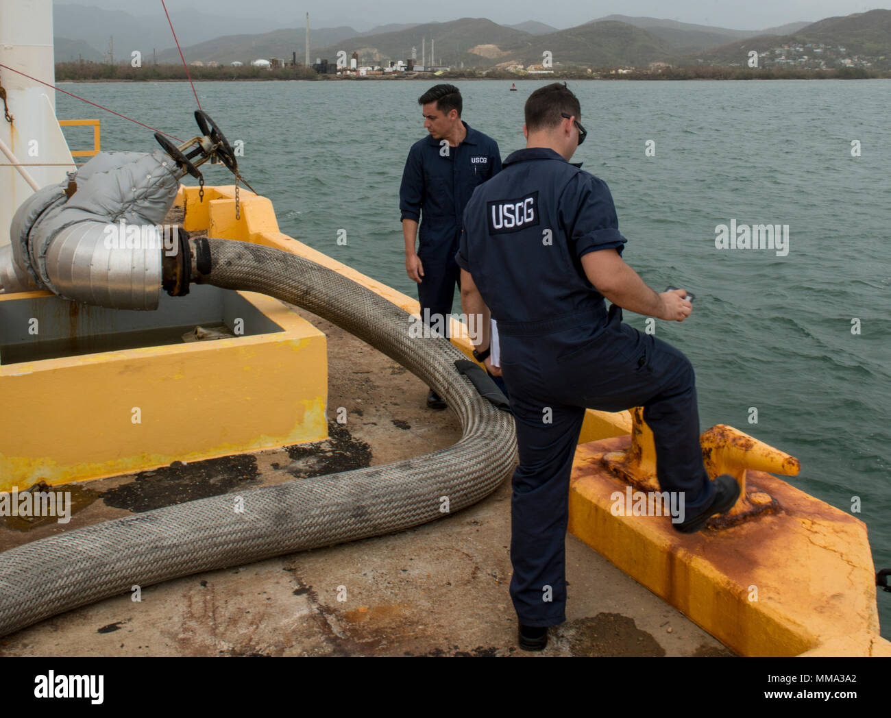 Marine Science Technicians from Coast Guard Sector San Juan and Coast ...