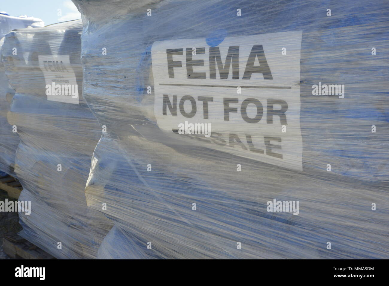 Fema tarps hi-res stock photography and images - Alamy