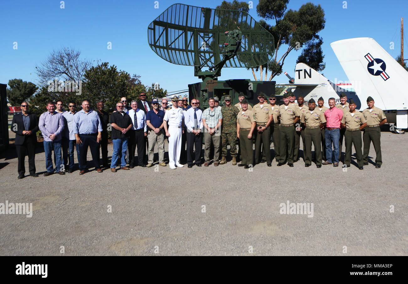 Active-duty and retired Marines, who employed the TPN-22 and a TPS-73 radar systems, give a ...