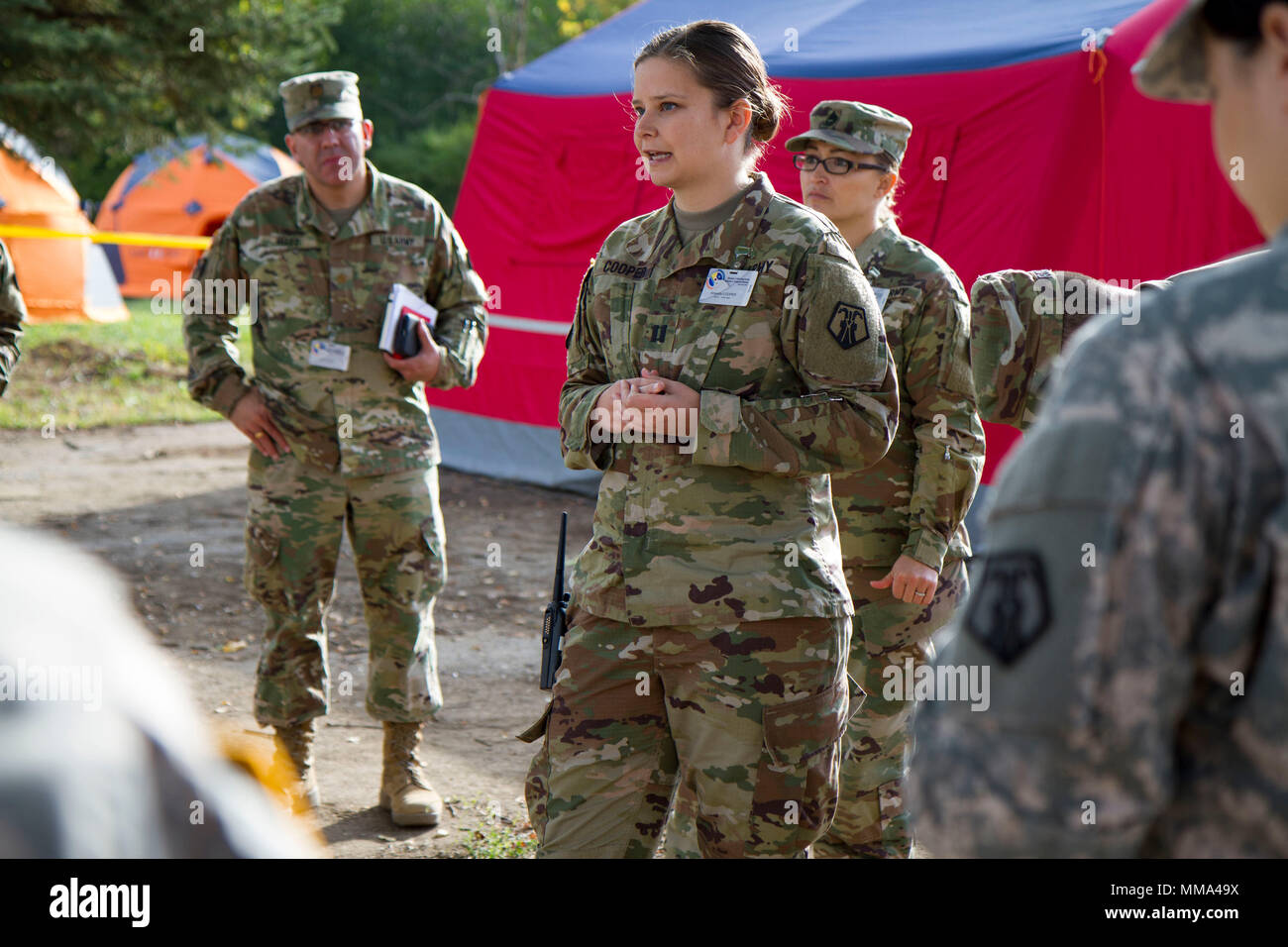 Capt. Amanda Cooper, nurse with Medical Support Unit-Europe, 7th ...