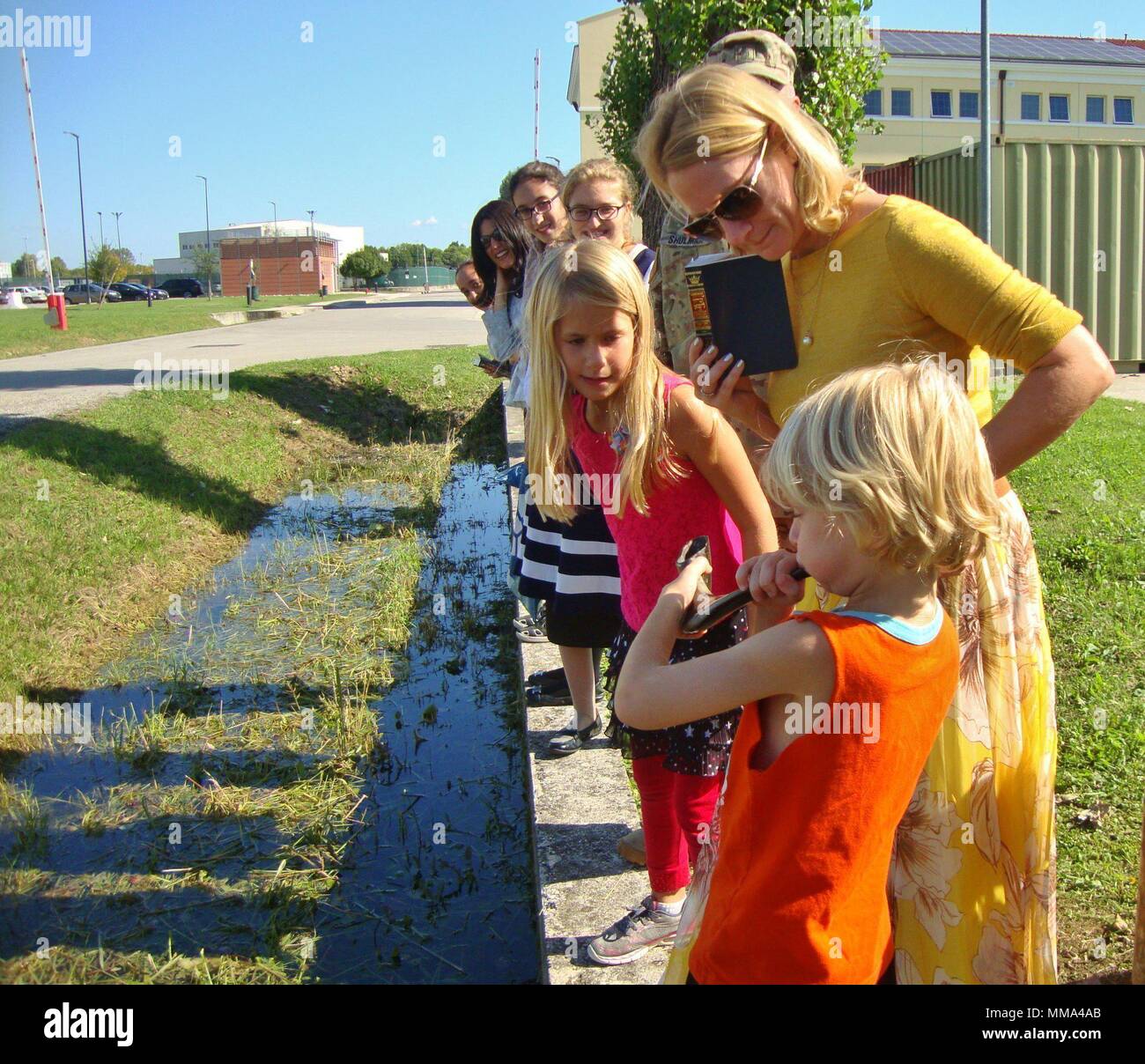 Families and service members participate in the annual Tashlich ritual ...