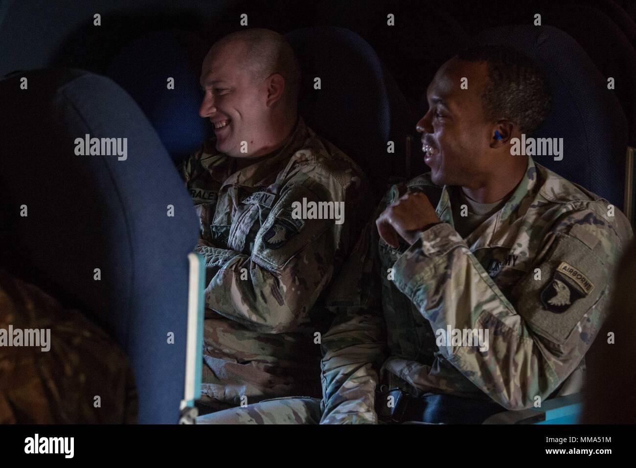 U.S. Army Sgt. Aaron Fraley (left) and Sgt. Randall Smith, both ...